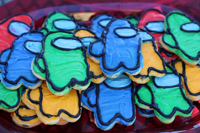 Among Us Birthday Party Cookie Recipe | Blog About It All