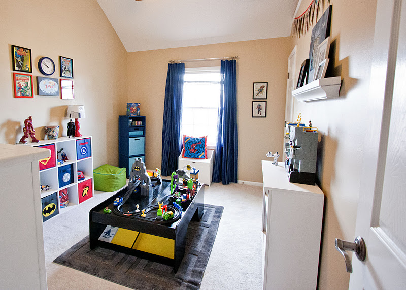 head above water: Super Hero playroom