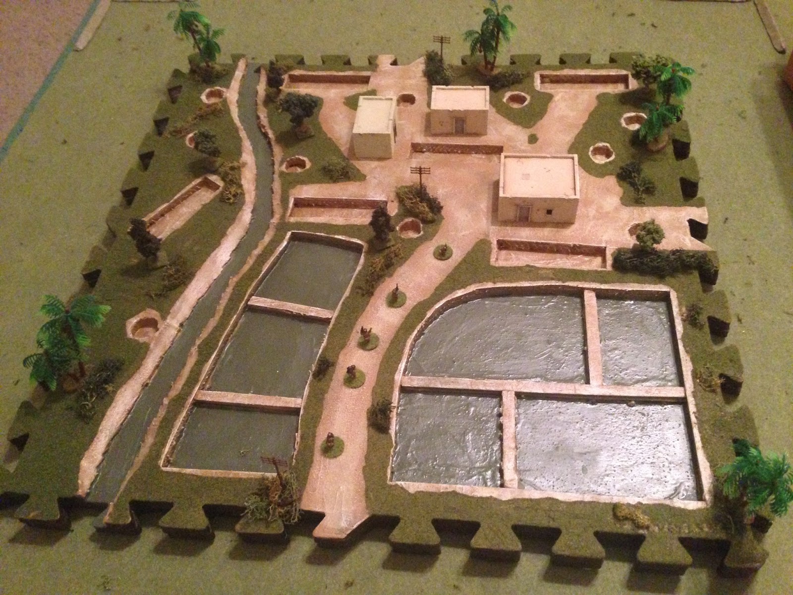 BlackHawkHet: First Terrain Tile for 15mm Vietnam Project