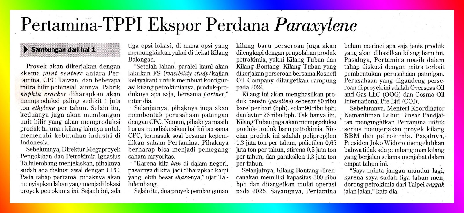 PT Trans Pacific Petrochemical Indotama (TPPI)