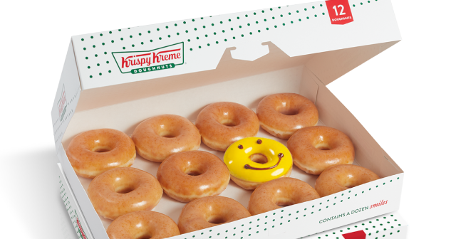 Krispy Kreme Offers Free Dozen Original Glazed Donuts with Every Order ...