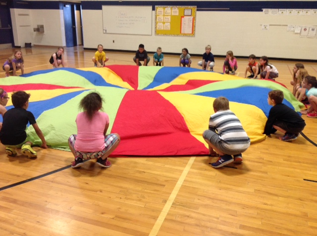 Carly's PE Games: Parachute Games, Sink the Ship & Pinball