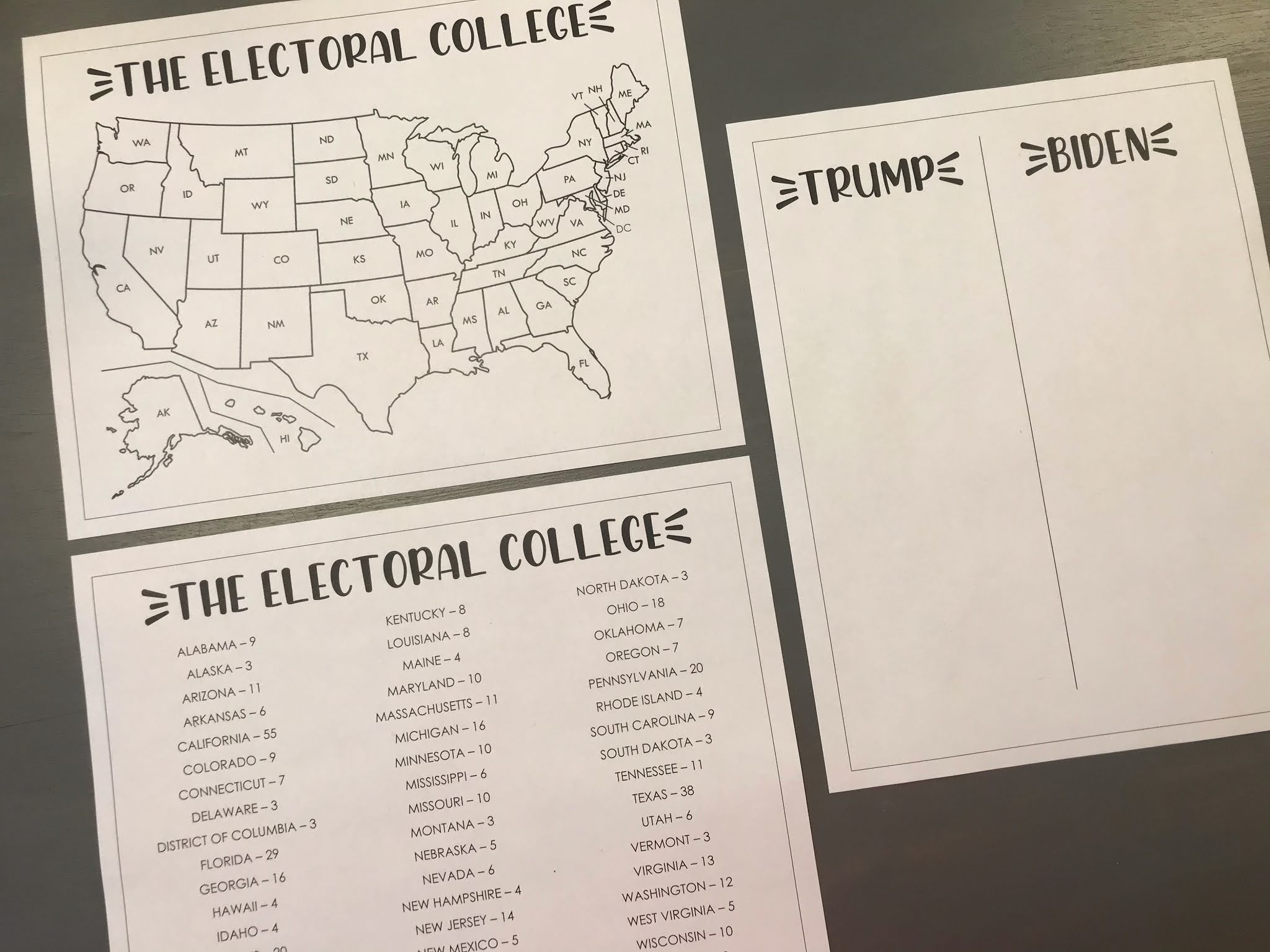Momfessionals: Election Night FREE Printable
