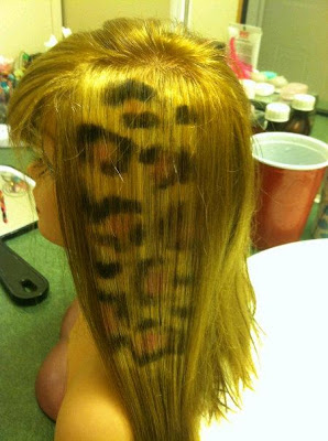 Cosmetology by Kati: Cheetah print hair
