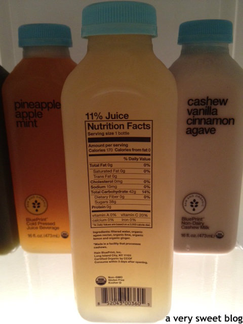 BluePrintJuice: Bottled Juice To Go | A Very Sweet Blog