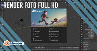 Blender 2.8 Cara Render Foto Full HD - otodidakblend