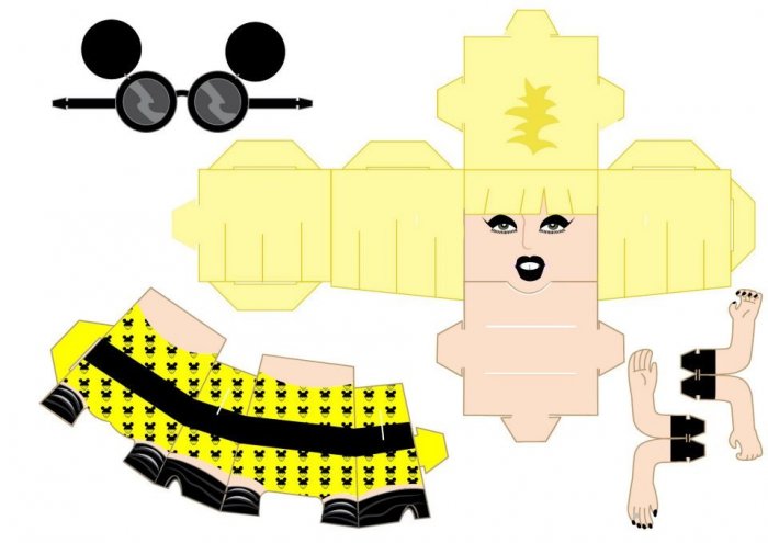 vida fashion: Paper Diva: Lady Gaga