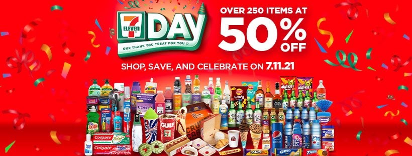 7-Eleven Day 2021: Over 250 items at 50% OFF