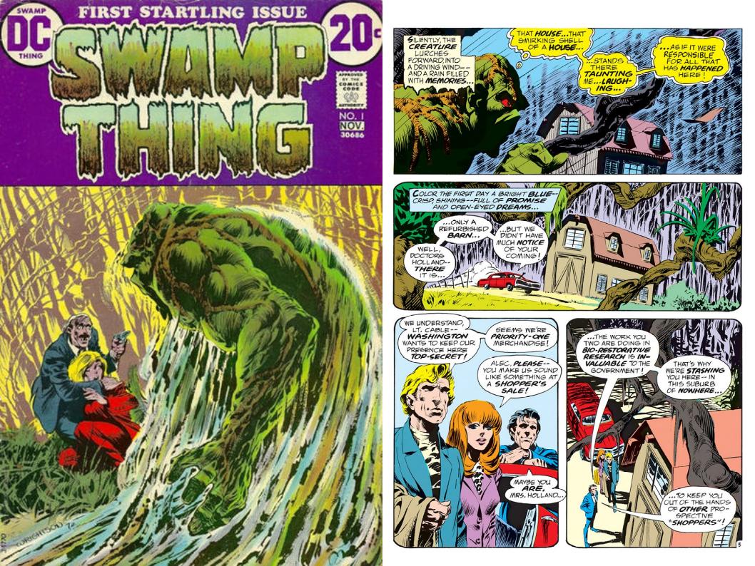Dave's Comic Heroes Blog: Swamp Thing Two Beginnings
