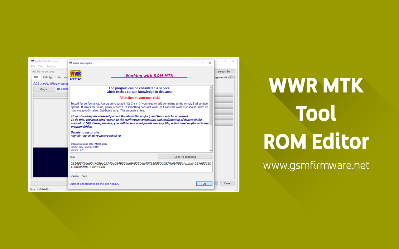 WWR MTK Tool V2.51 - MediaTek Scatter Stock ROM Modifier