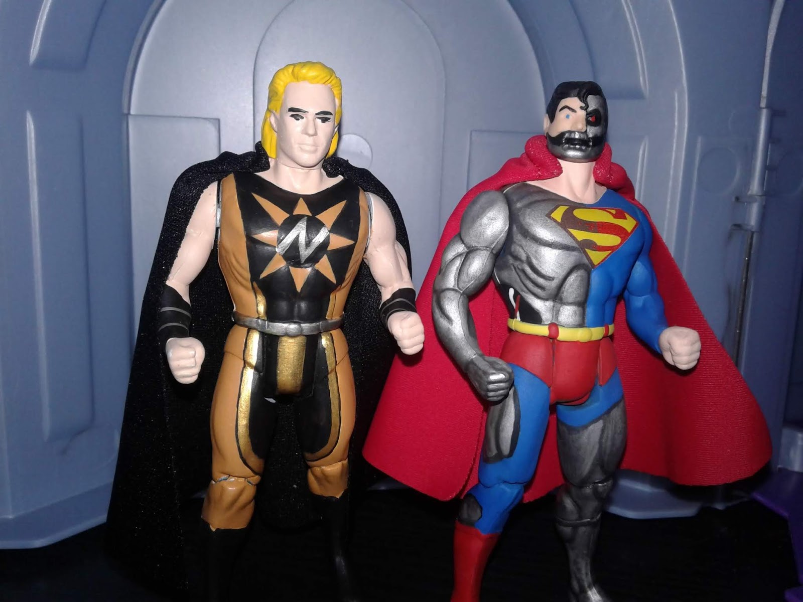Custom Kenner Super Powers/Toy Biz DC Superheroes Nuclear Man (Superman IV)