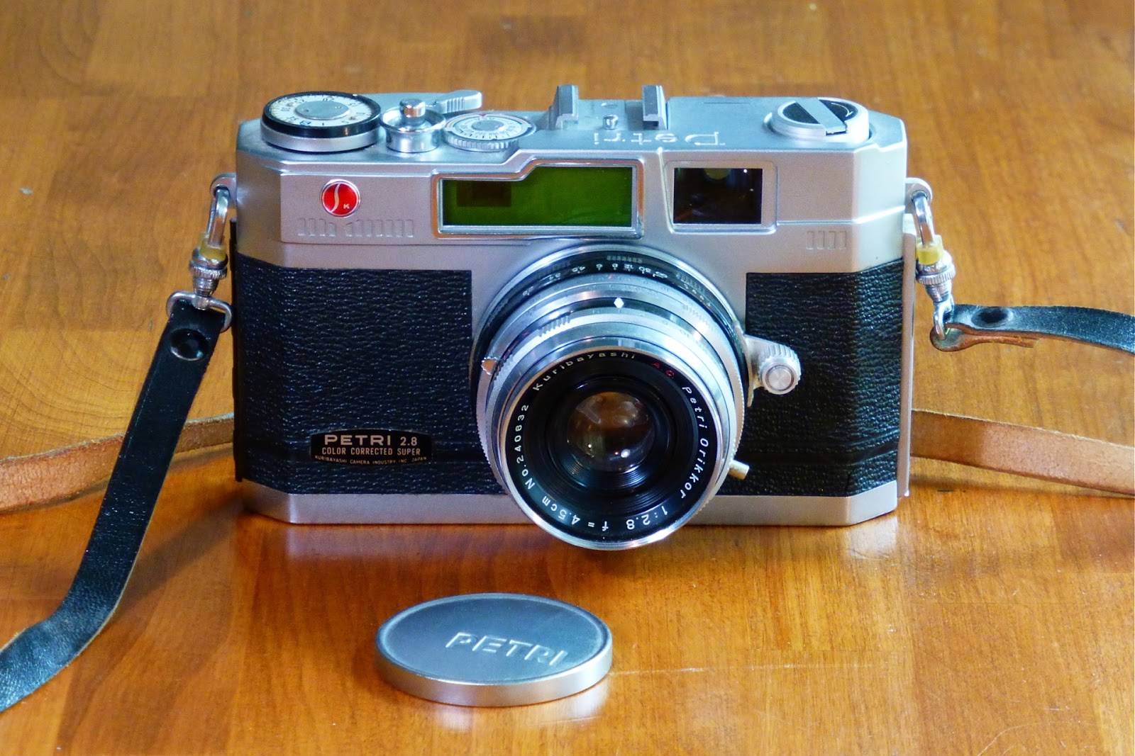 Origami Night Lamp: Petri 2.8 Color Corrected Super Rangefinder 35mm