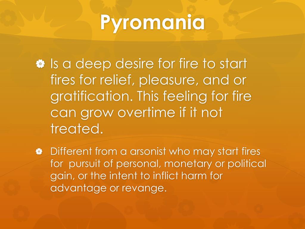 EXAMS AND ME : Pyromania