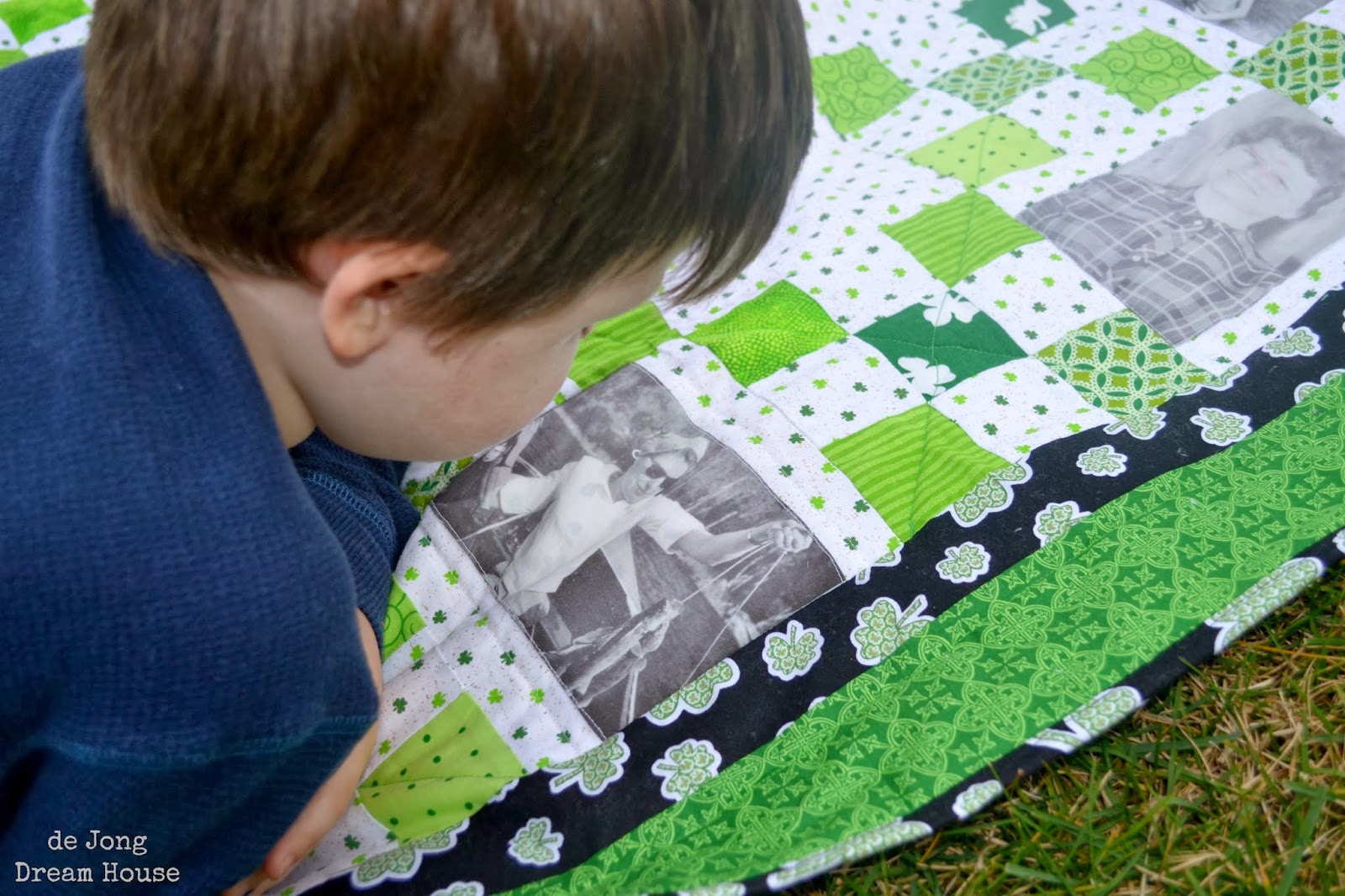 de Jong Dream House: Quilt #9: Irish Chain Memory Quilt