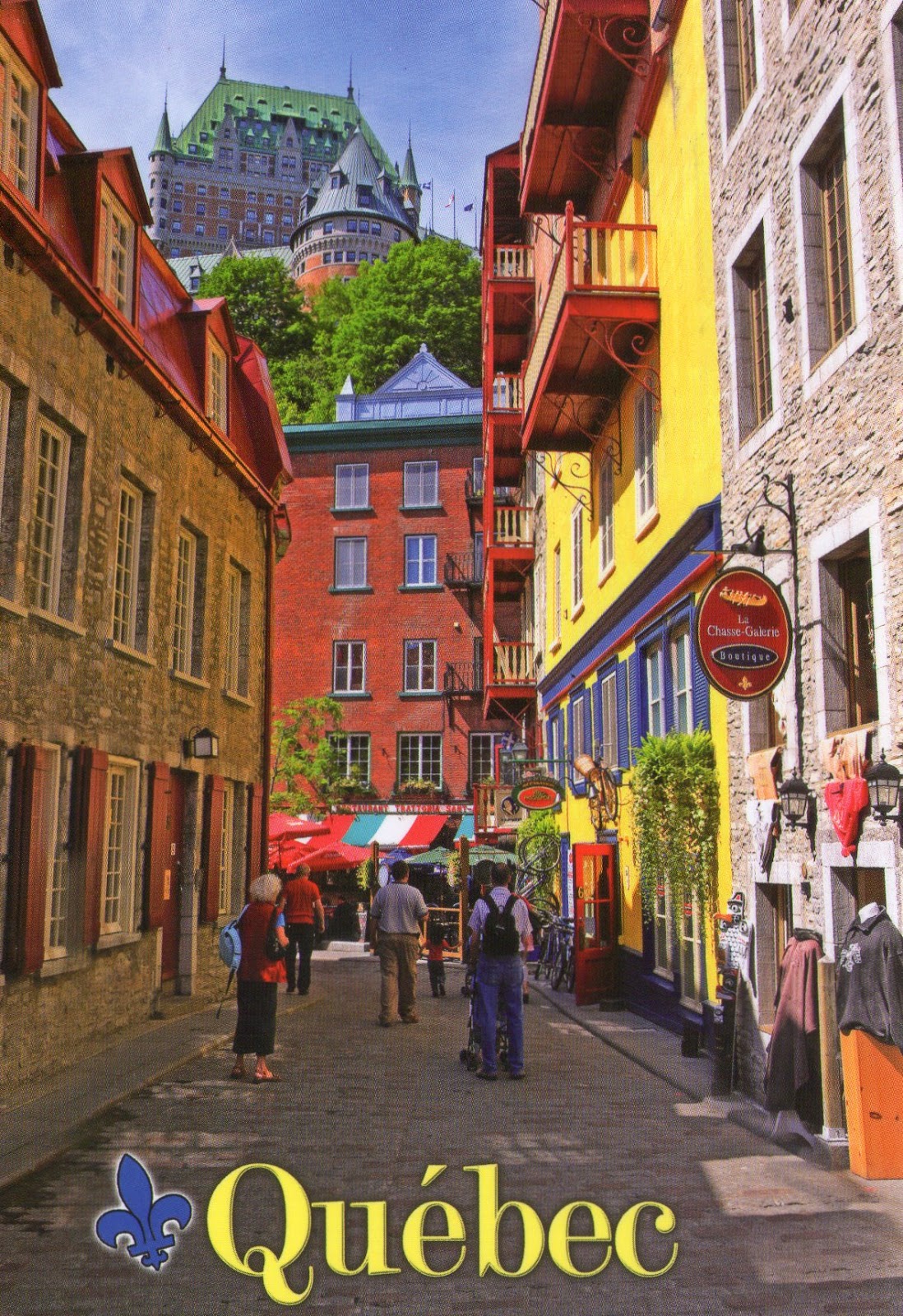 My postcard collection: Canada - Historic District of Old Québec
