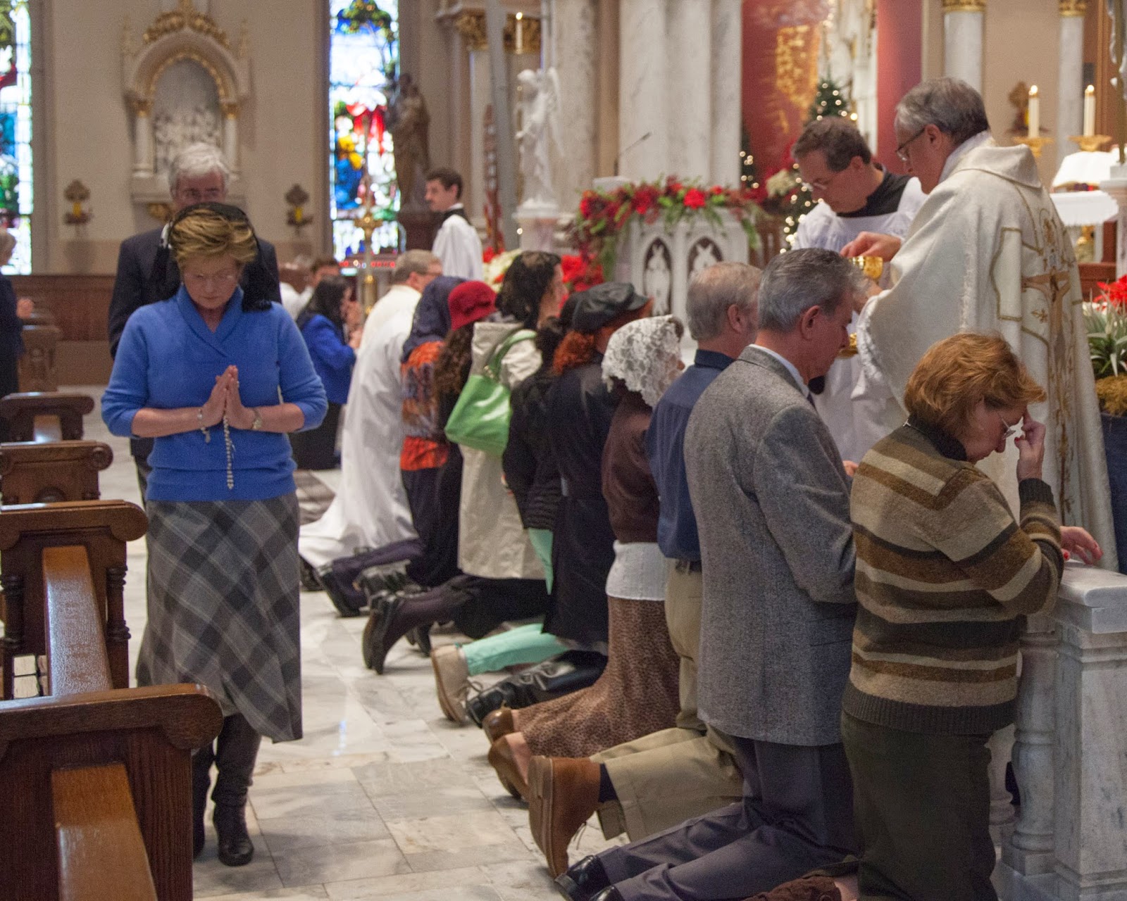 southern orders: ON BLESSING ALTAR RAILINGS; HOLY COMMUNION PROCESSIONS ...