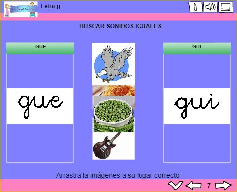 Jugando y aprendiendo juntos: Aprendo a leer y a escribir. La G