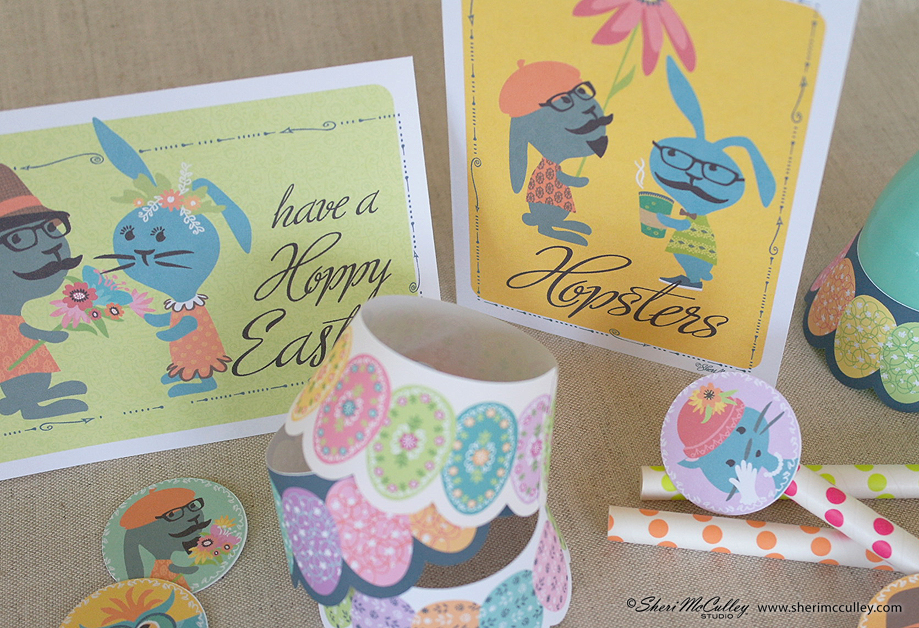 Sheri McCulley Studio: Chicksters and Hopsters for Easter!