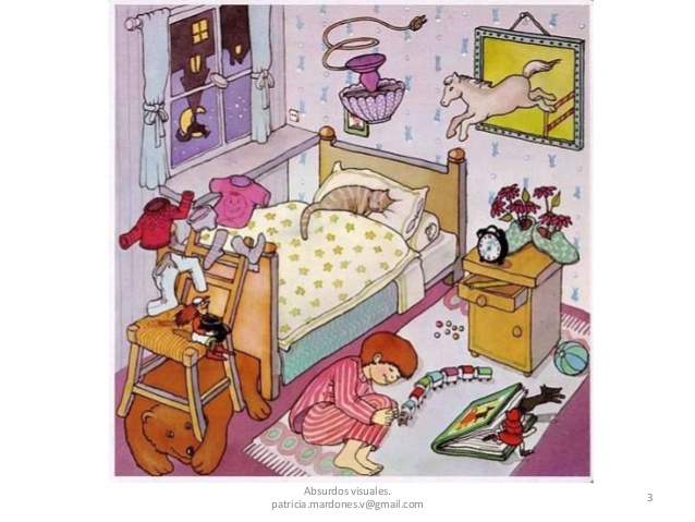 AUDICIÓN Y LENGUAJE: 7 de mayo 1º y 2º Absurdos visuales.