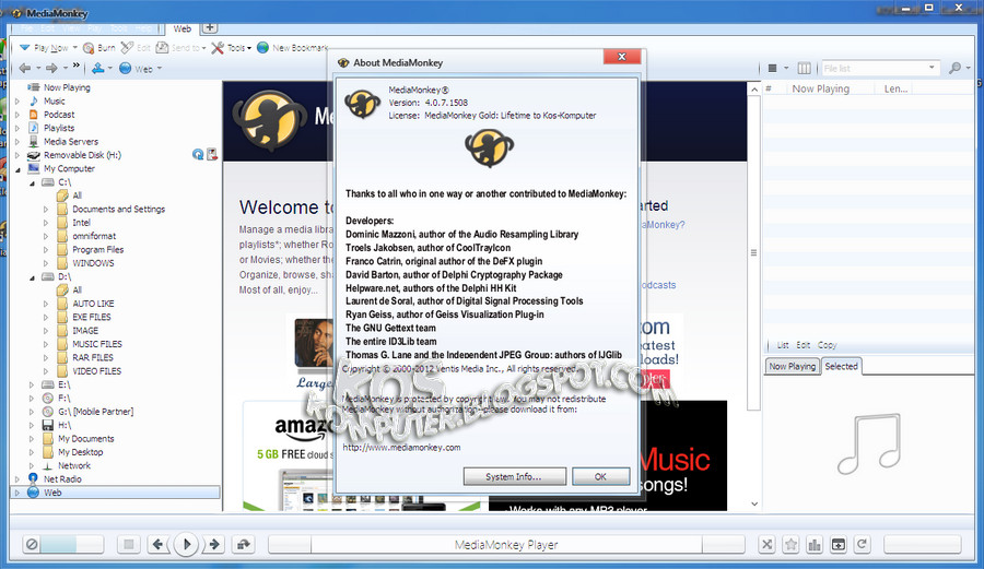 MediaMonkey Gold 4.0.7.1508 RC Incl License Key Free Download ~ My ...