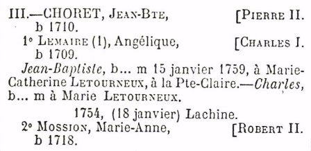 La généalogie de familles de Clair NB et du Madawaska: Dana Charette