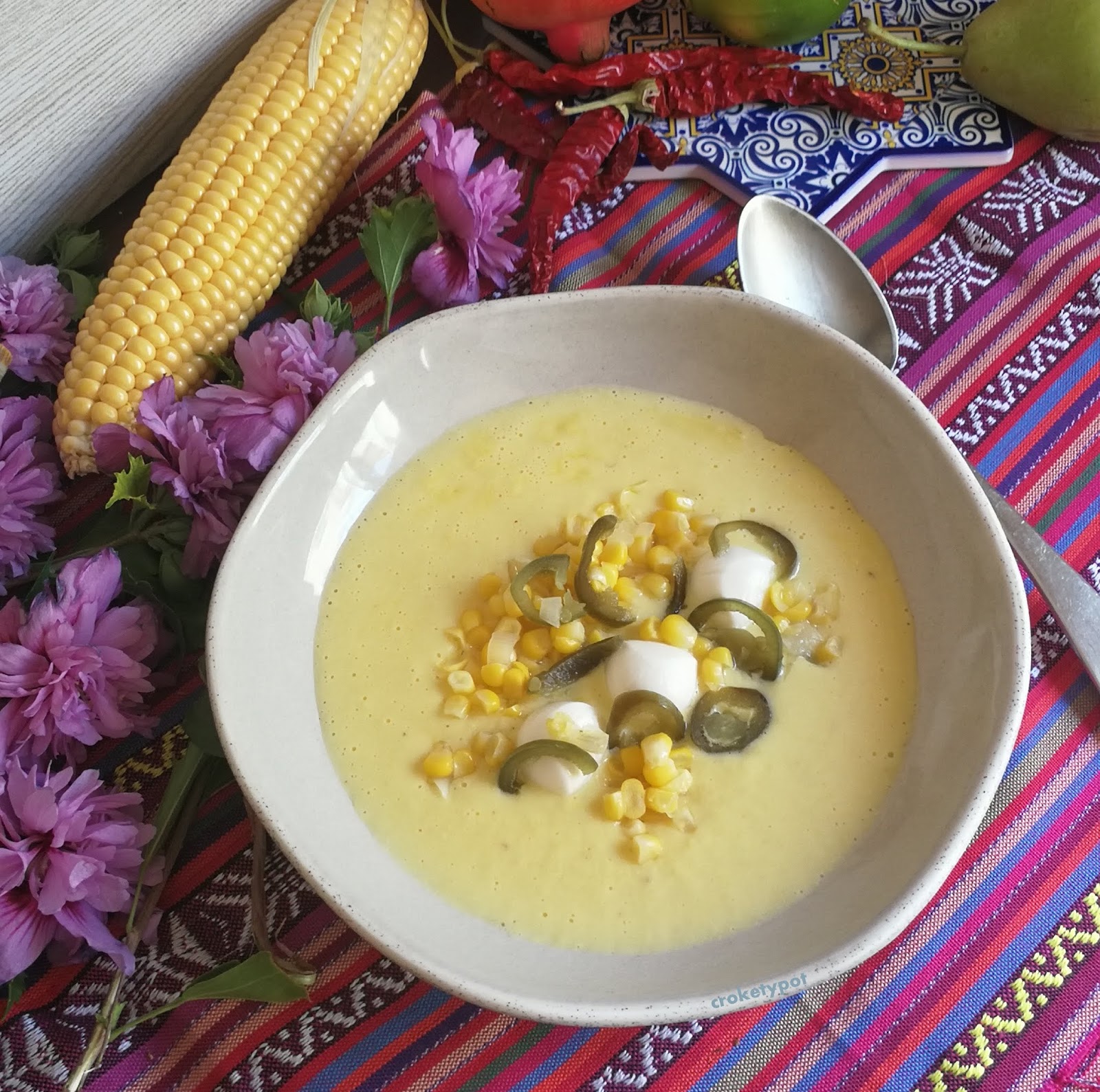 CROKETYPOT: CREMA DE MAIZ. Elote.