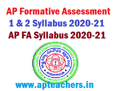 AP Formative Assessment 1 & 2 Syllabus 2020-21 AP FA Syllabus 2020-21 ...