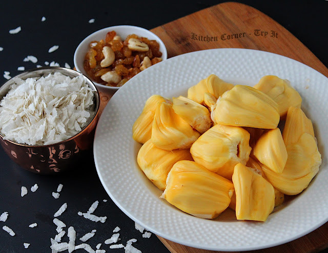 Chakka pazham Aval Payasam- Jack fruit Pudding/Payasam