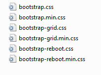 Pengertian Bootstrap, Perbedaan Bootstrap.css, Bootstrap.min.css, Bootstrap-grid.css, dan ...