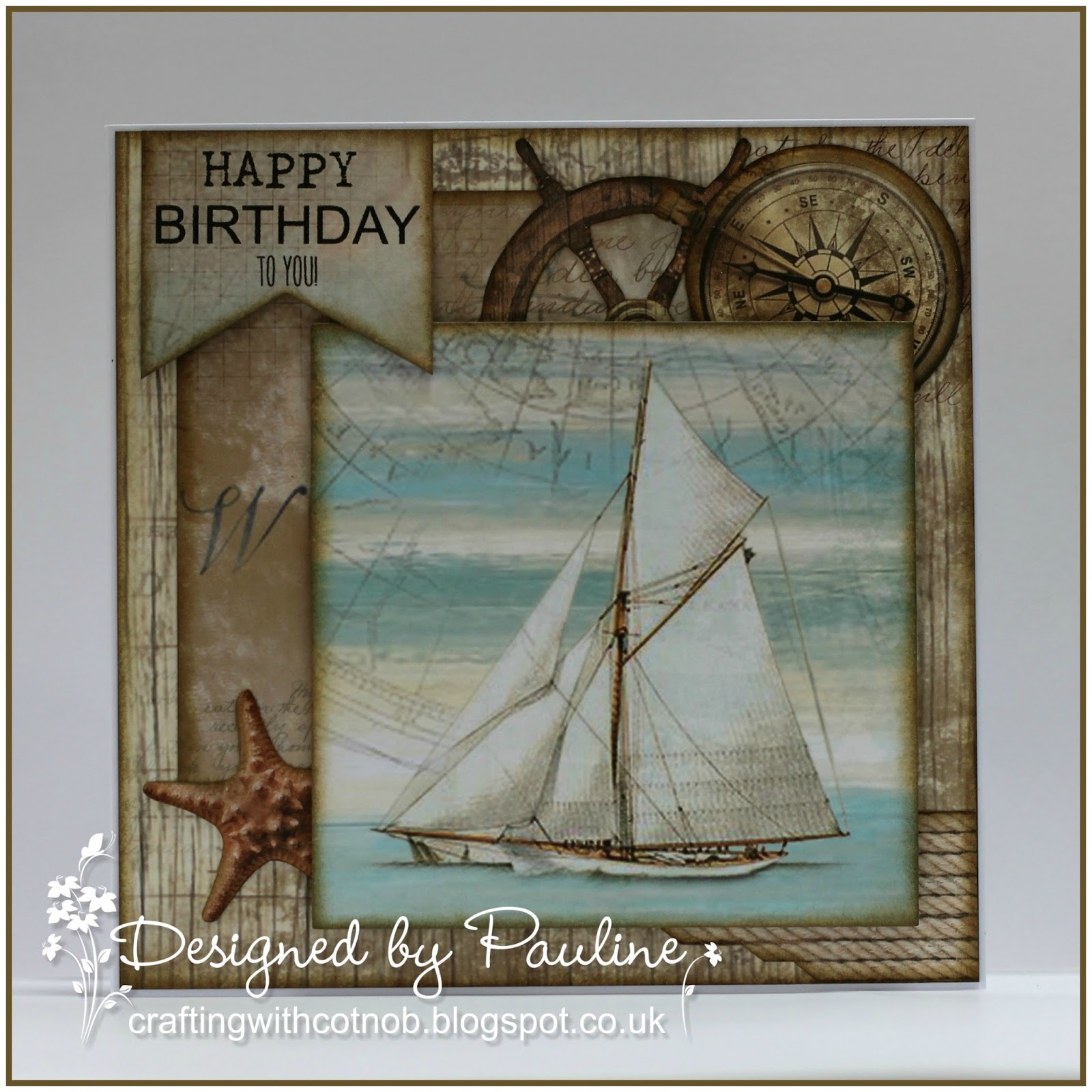 Crafting with Cotnob: Nautical Birthday