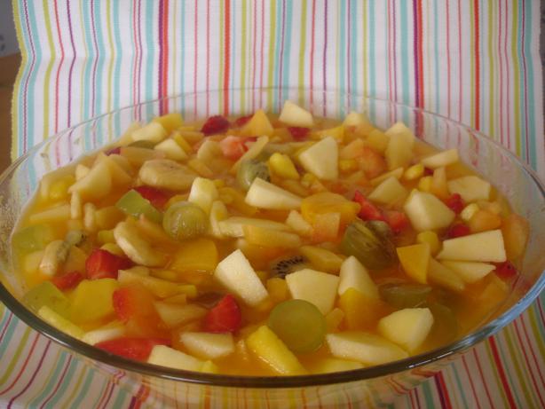 Culinária na sala de aula: Receita: SALADA DE FRUTAS