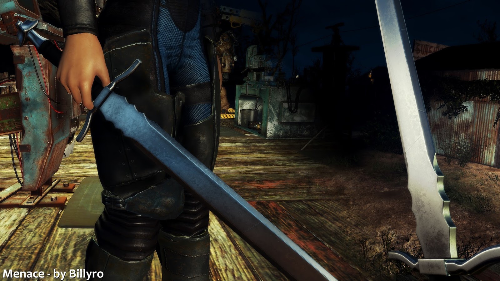 Billyro's Camp: Menace - Fallout 4 Sword
