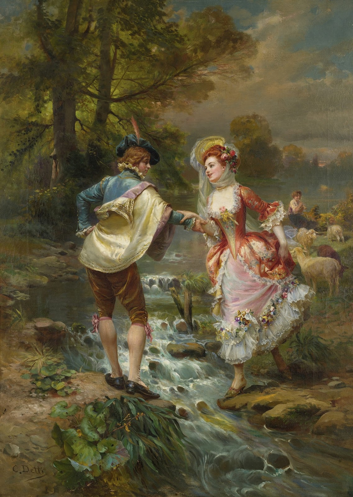 Cesare-Auguste Detti (Italian, 1847-1914) | Tutt'Art@ Masters