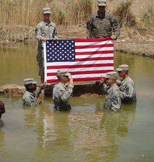 Waiting BD: US Army Reenlistment ceremonies