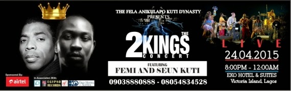 Afrobeat legends, Seun & Femi Kuti perform together at The ?2 Kings ...