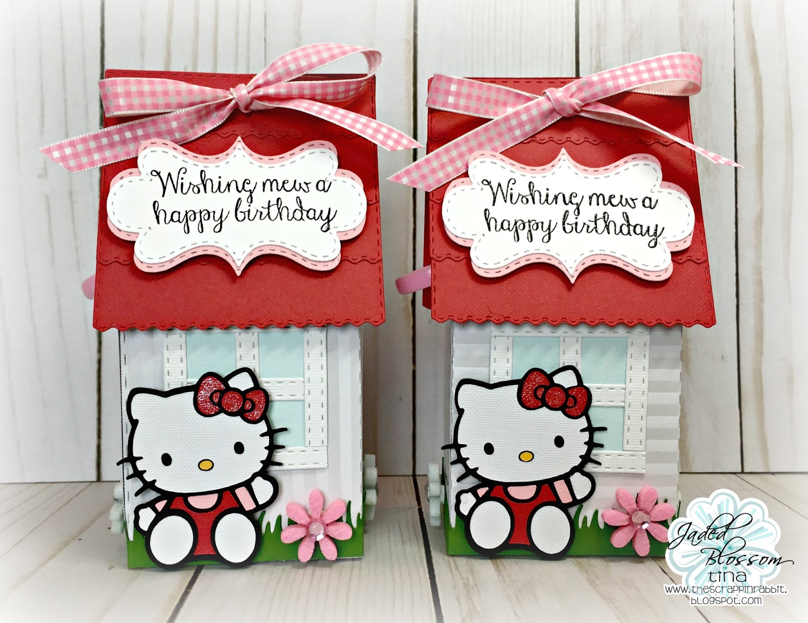 The Scrappin Rabbit: Hello Kitty House Gift Box
