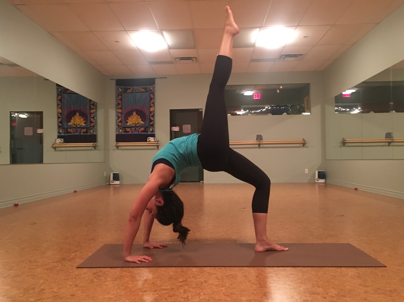 soleil yoga by jessie: July pose: one-legged wheel