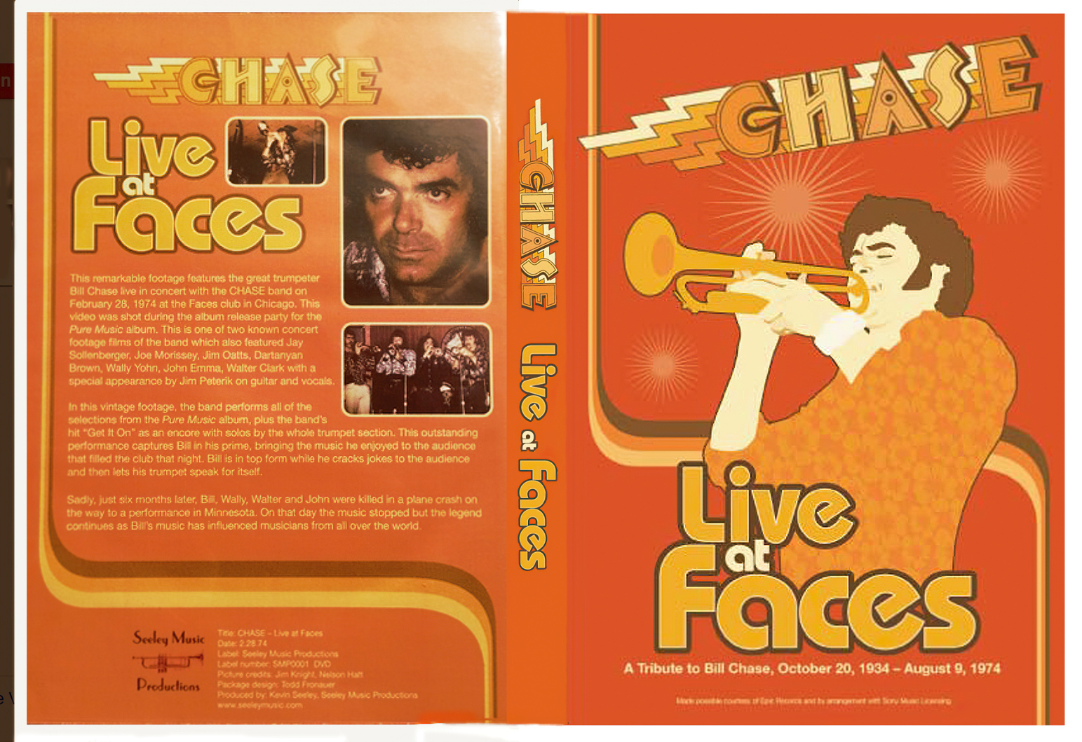 YOUDISCOLL: CHASE ( Bill Chase ) - A Tribute + Revisited