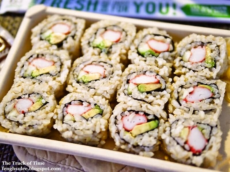 Genji Sushi - Brown Rice California Roll | The Track of Time