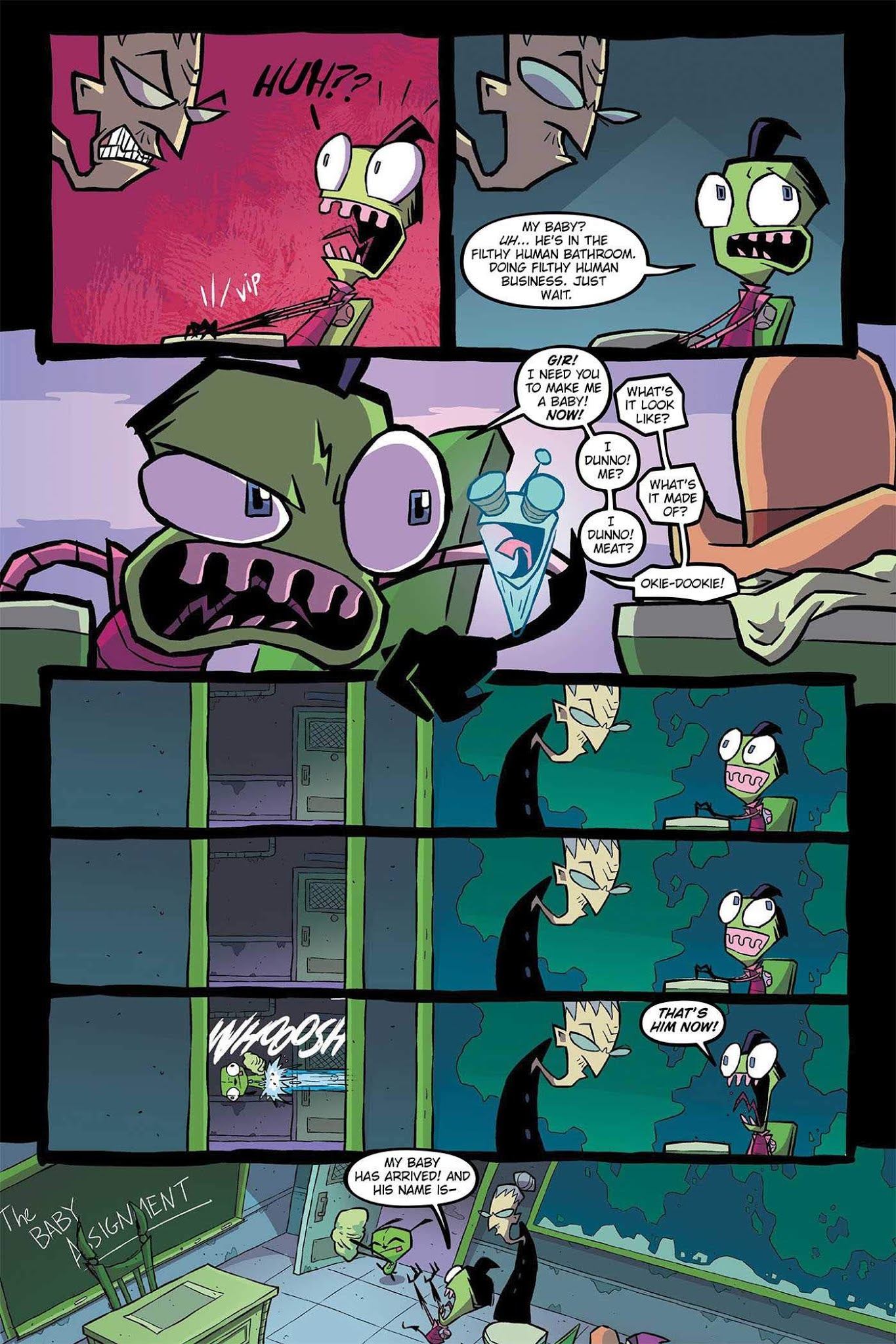 NickALive!: Oni Press to Release 'Invader Zim Best of Skool' on Tuesday ...