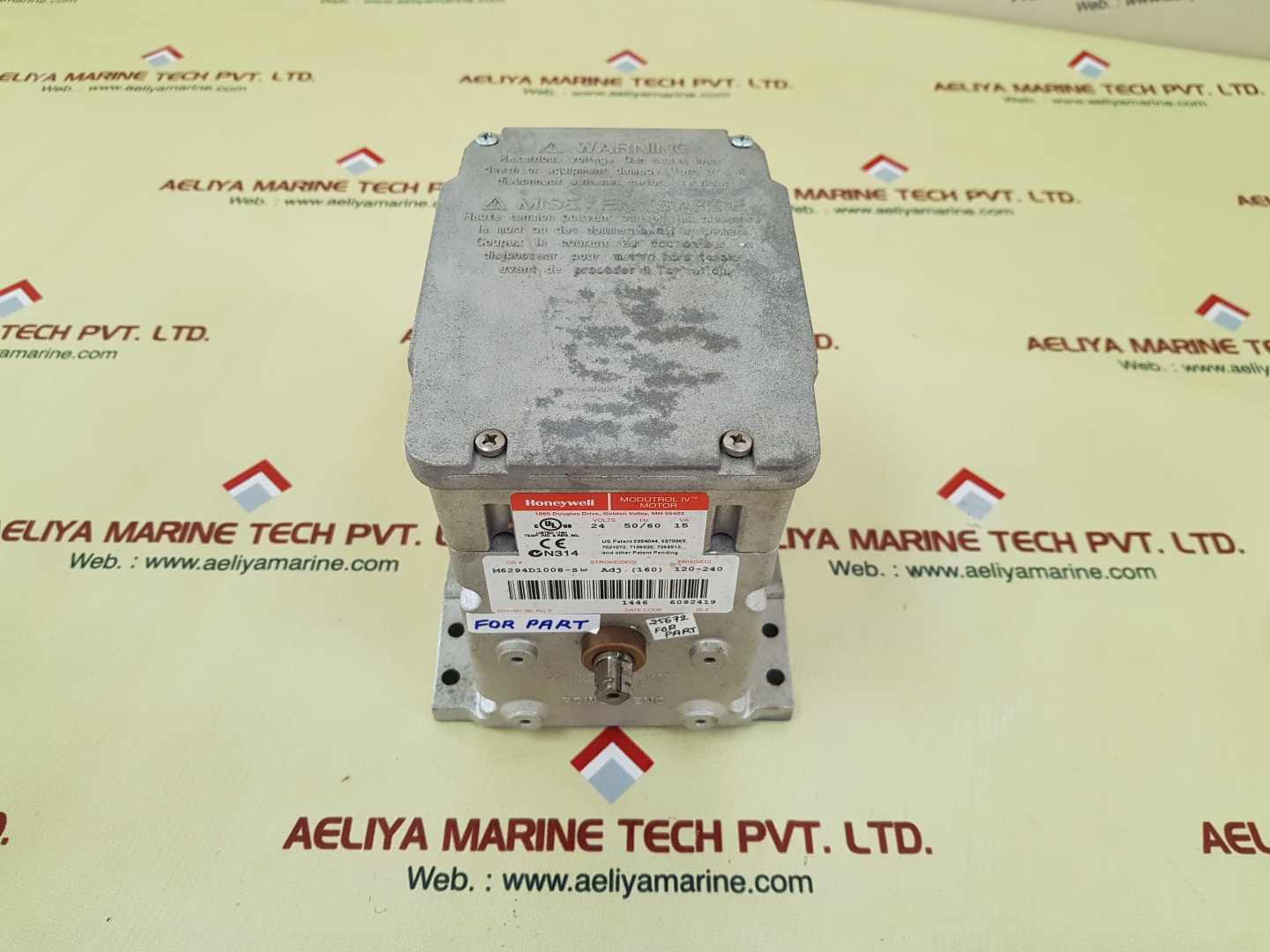 HONEYWELL MODUTROL IV TM MOTOR M6294D1008-S 3 - Aeliya Marine