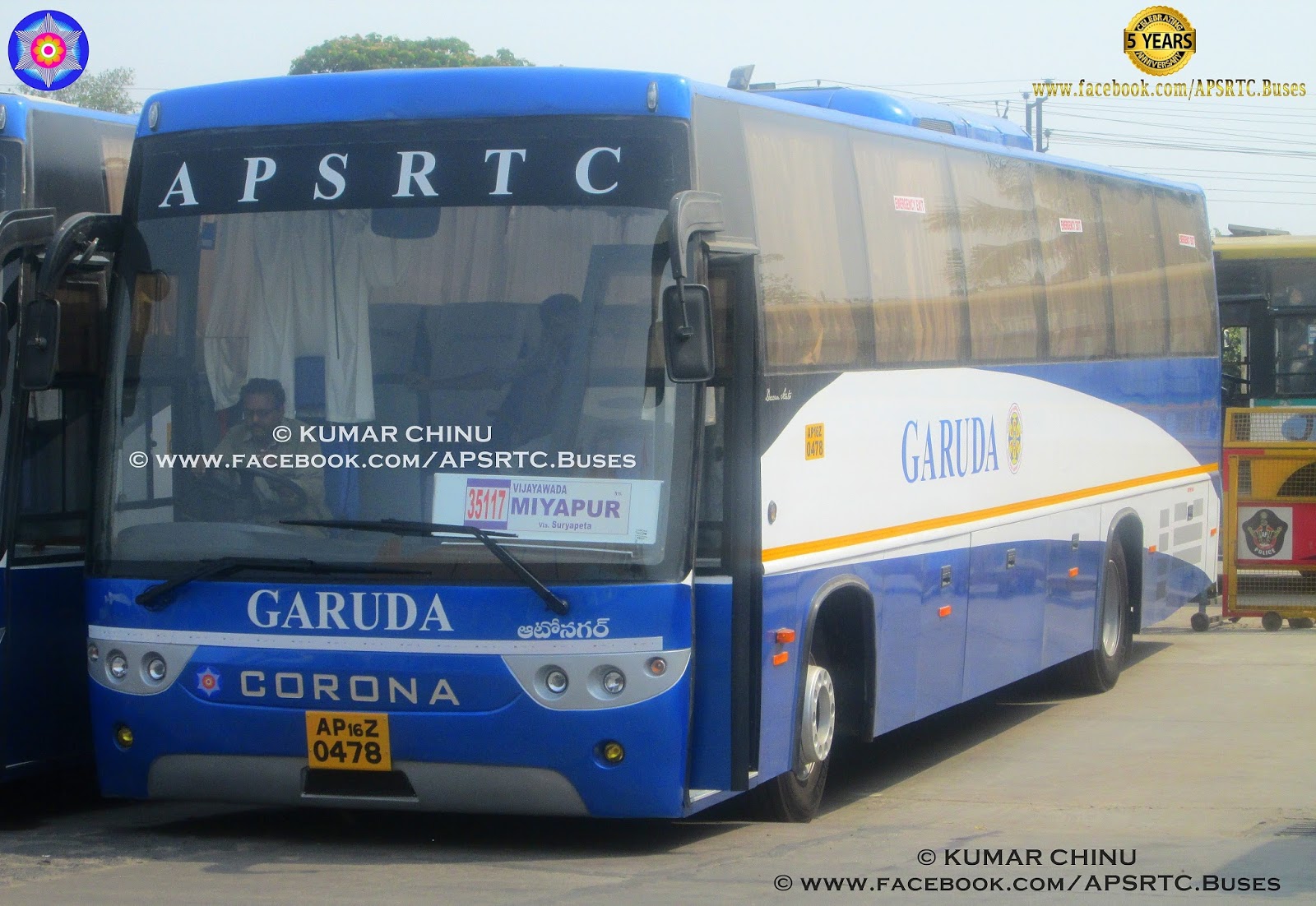 APSRTC CORONA GARUDA A/C Buses