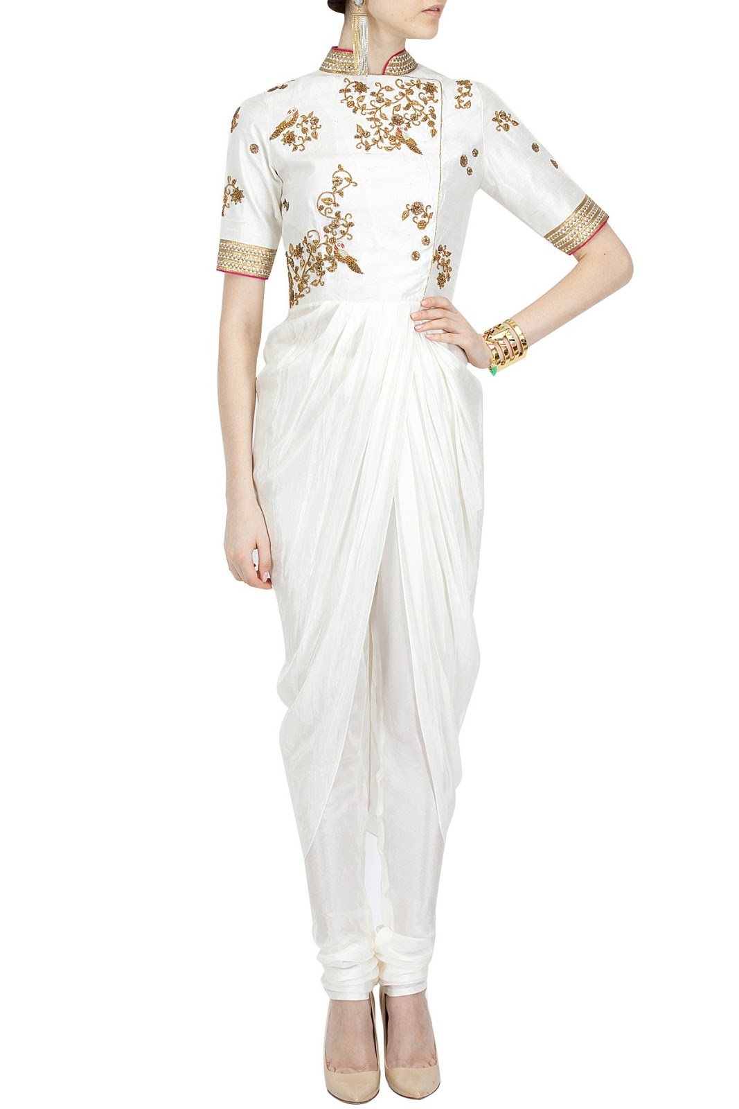 Ivory is 2017’s New Black – Best 5 Designer Indo Western Dresses that ...