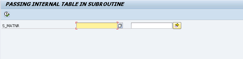 SAP TECH: Passing Internal Tables as Parameters