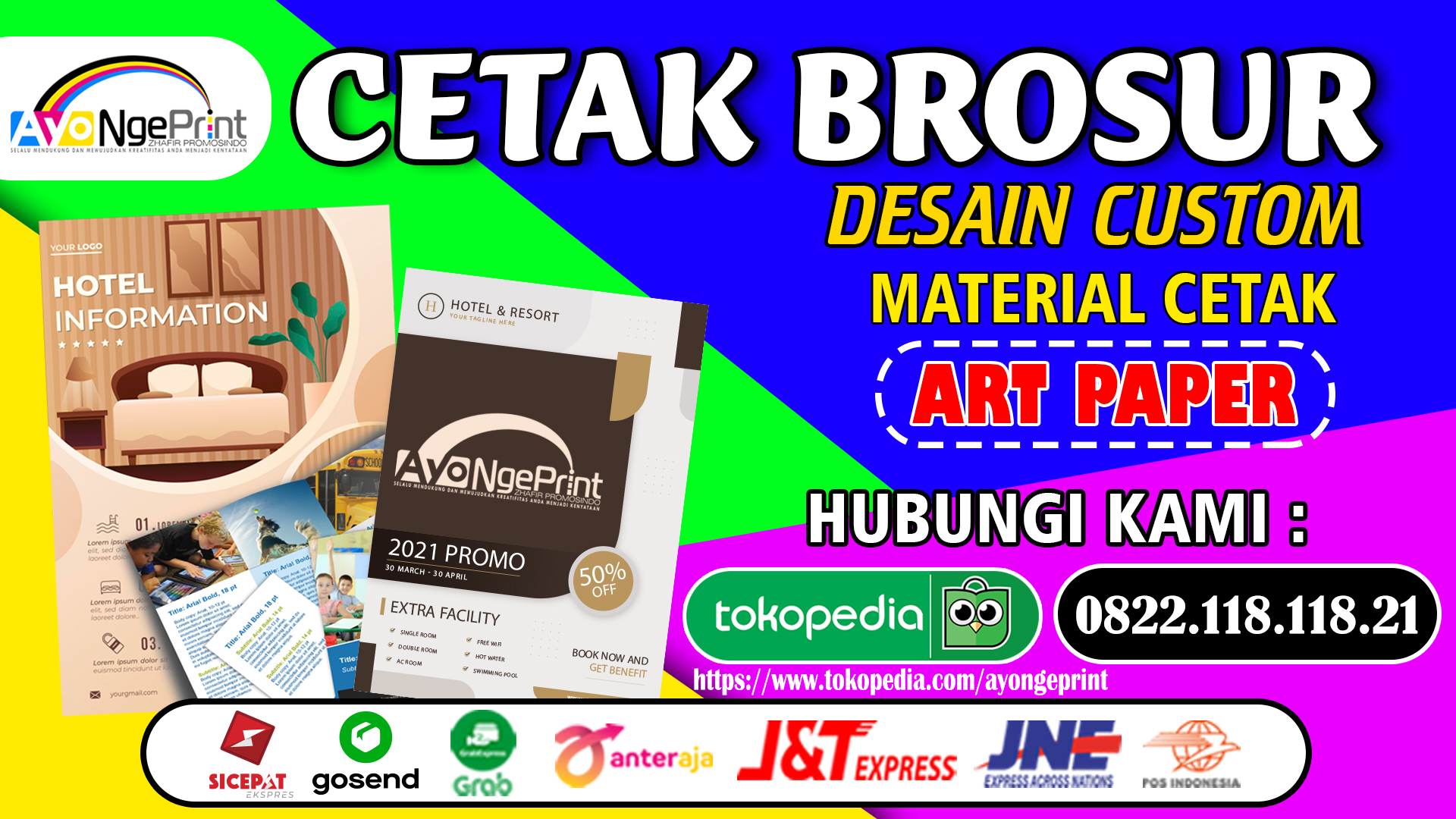 Mau Bikin Flyer Brosur ? Tempat Cetak Brosur Murah di Ciracas, Jakarta Timur