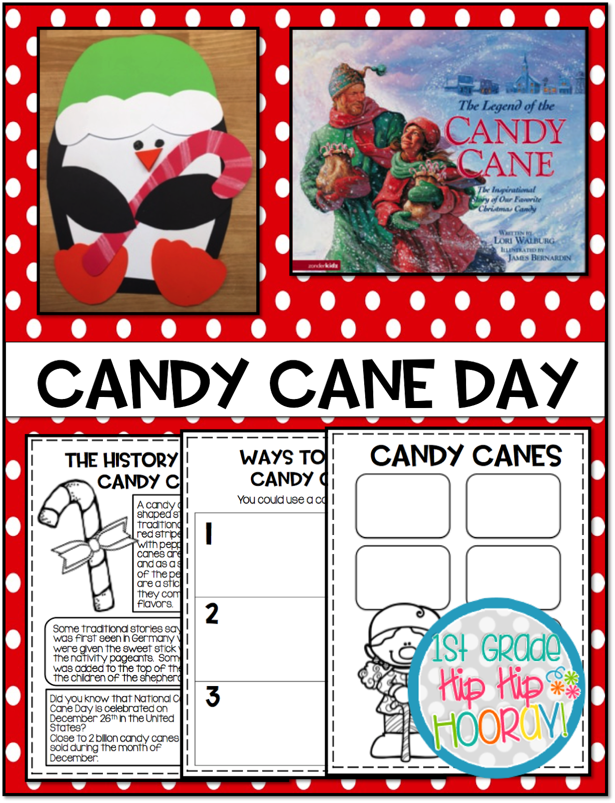 1st Grade Hip Hip Hooray!: Candy Cane Day!