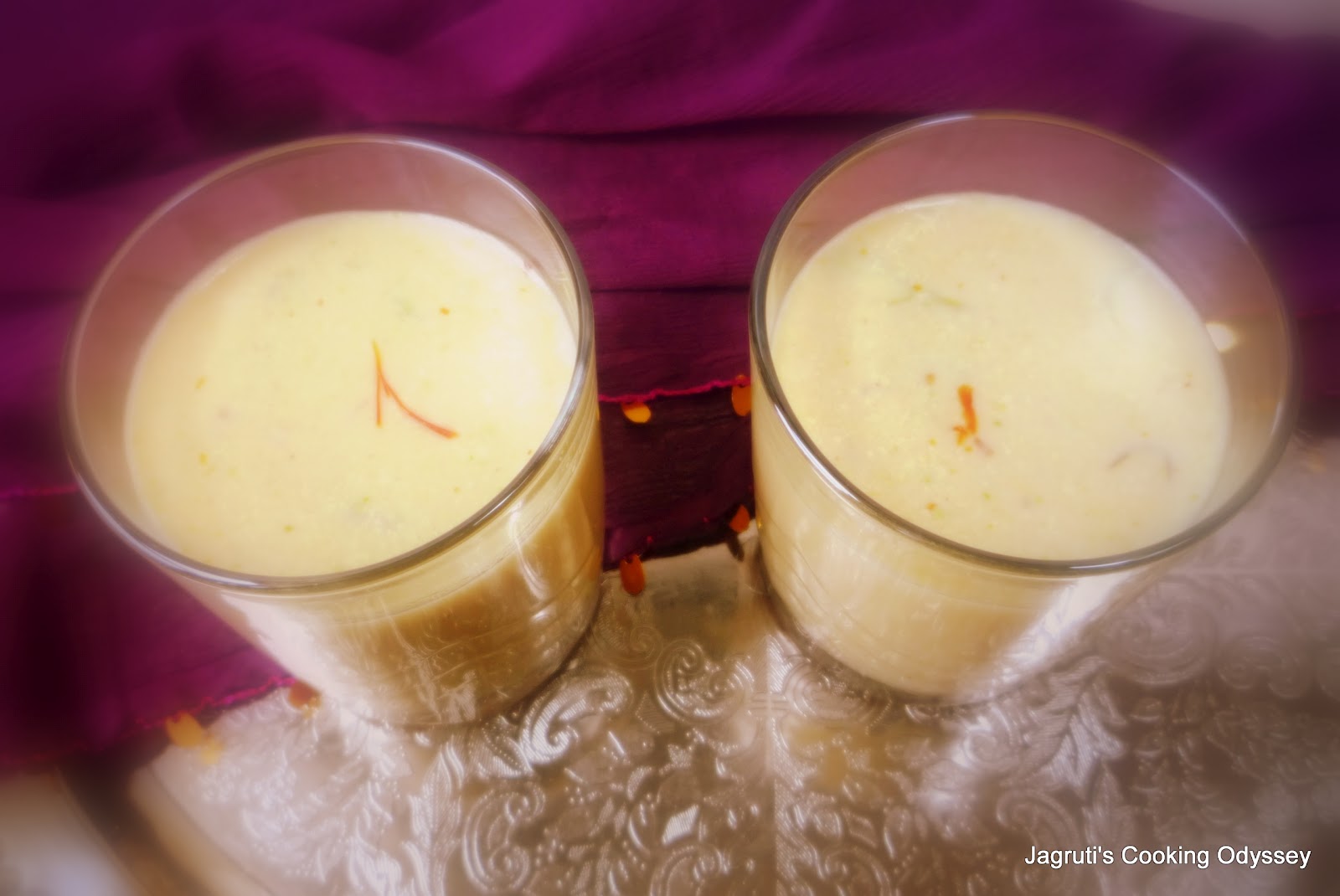 Kesar Badam milk | J Cooking Odyssey