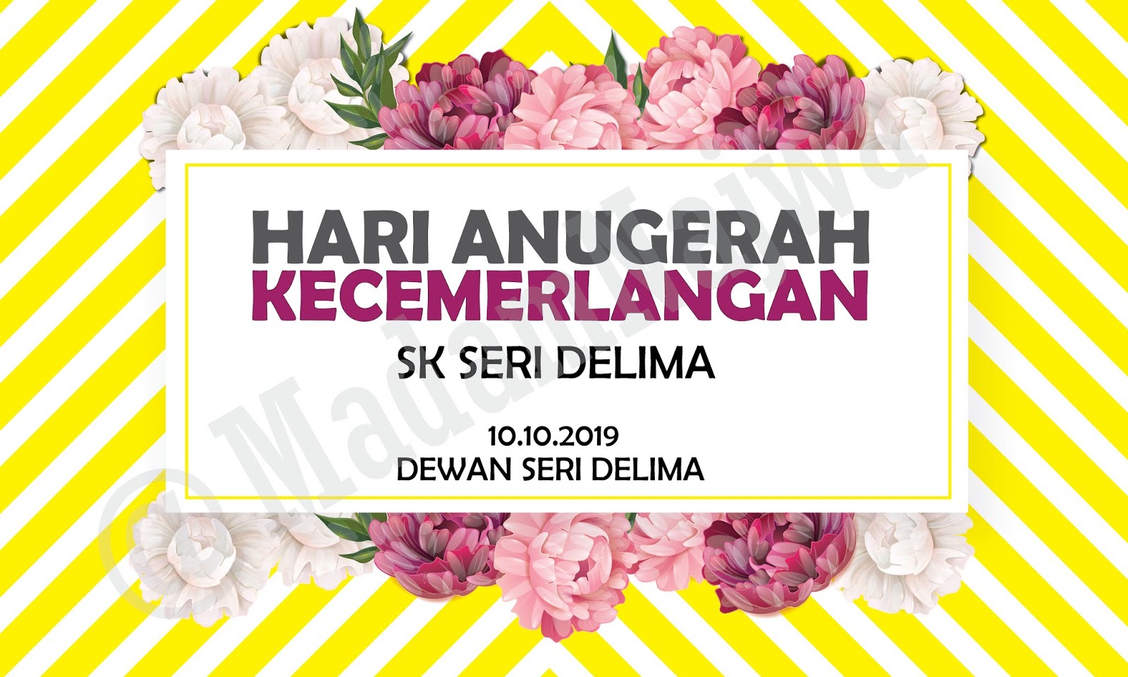 Banner dan Bunting Sekolah: DESIGN BANNER DAN BUNTING PROGRAM