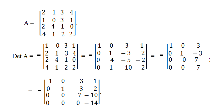 Determinan Matriks 4X4 Metode Kofaktor : Determinan Matriks 4x4 Dengan ...