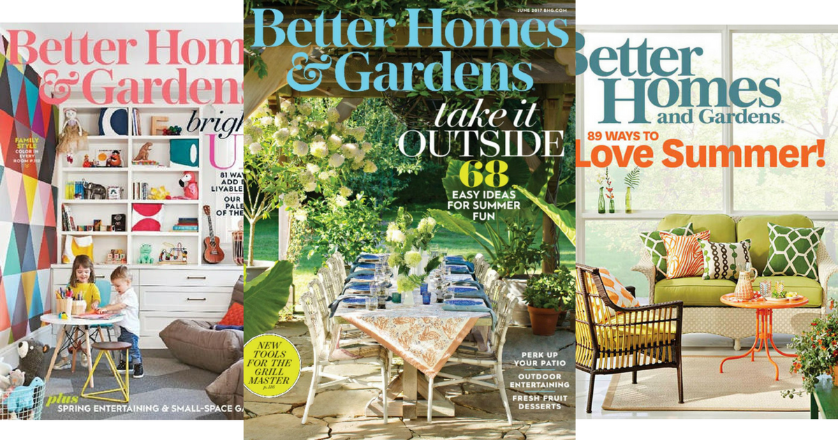 Better Homes And Gardens Magazine Subscription - Bathroom and Garden